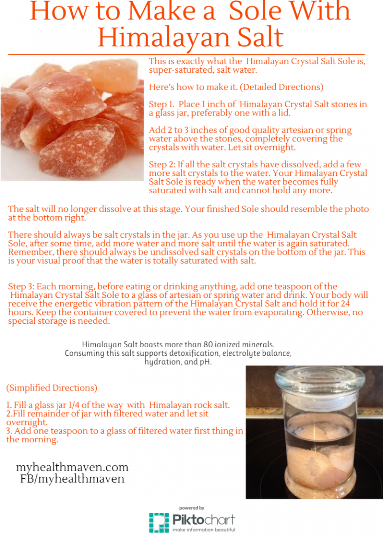 How to Make a Sole with Himalayan Salt – My Health Maven