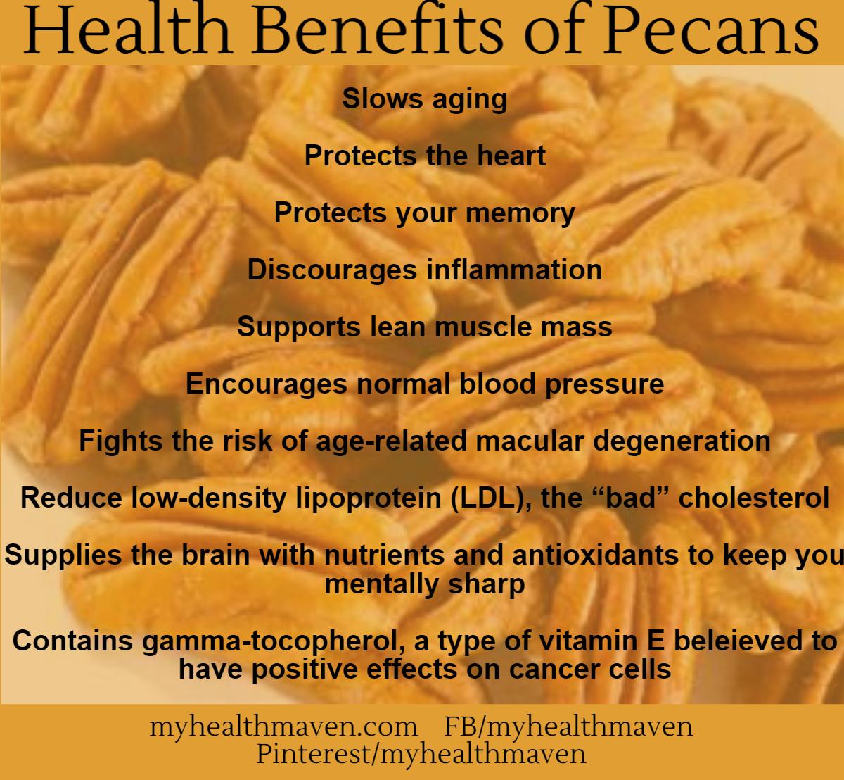 Health Benefits of Pecans – My Health Maven