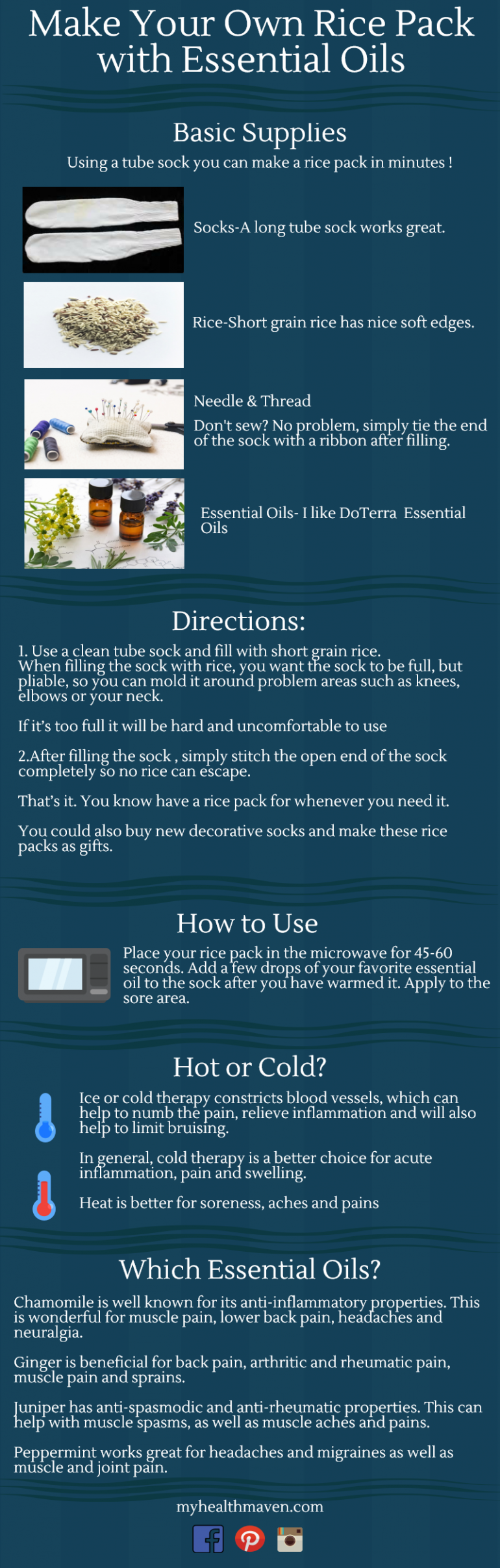 Make Your Own Rice Pack in Minutes – My Health Maven