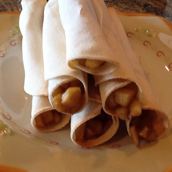 Easy Coconut Wrapped Apple Flautas – My Health Maven
